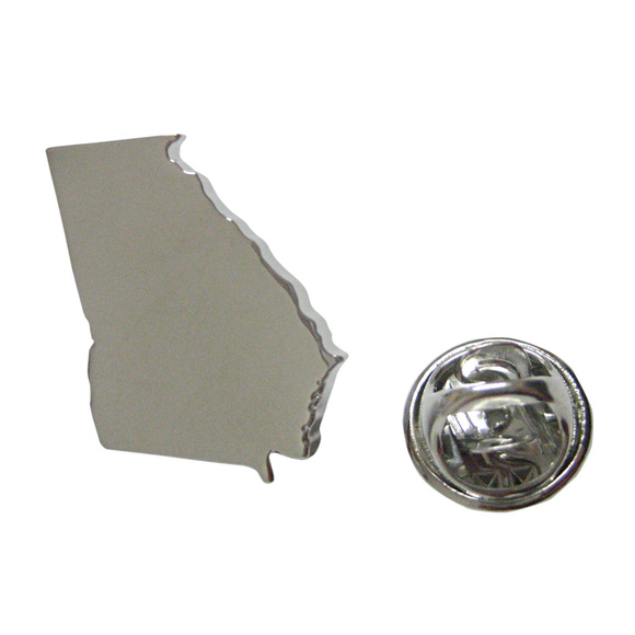 Kiola Designs | Accessories | Georgia State Map Shape Lapel Pin | Poshmark
